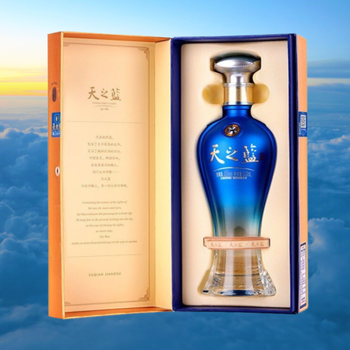 Yanghe Sky Blue Baijiu – Premium Light Aroma 500ml – COVE 27